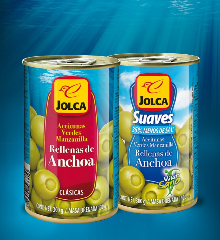Packaging design for Jolca, olives and pickles products | Oficina de Arte